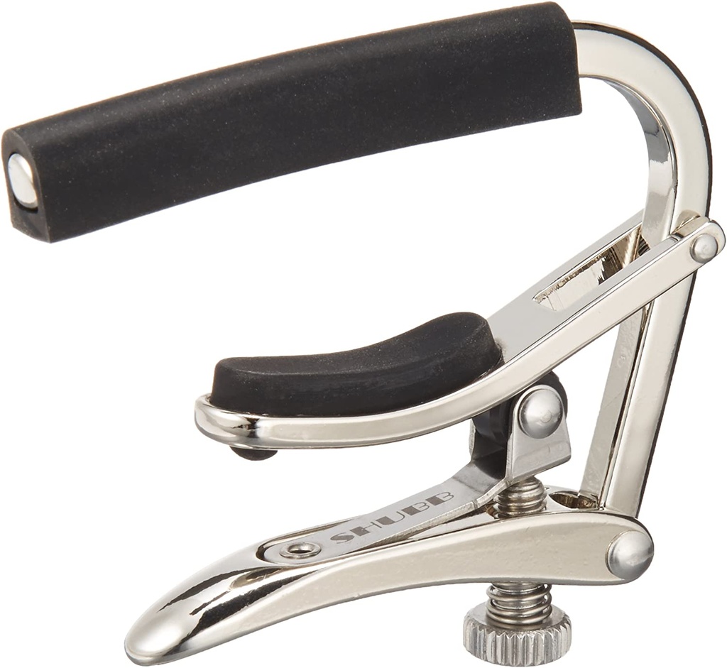 Shubb C1 Capo for Steel String Guitar, Nickel | The Laboratory